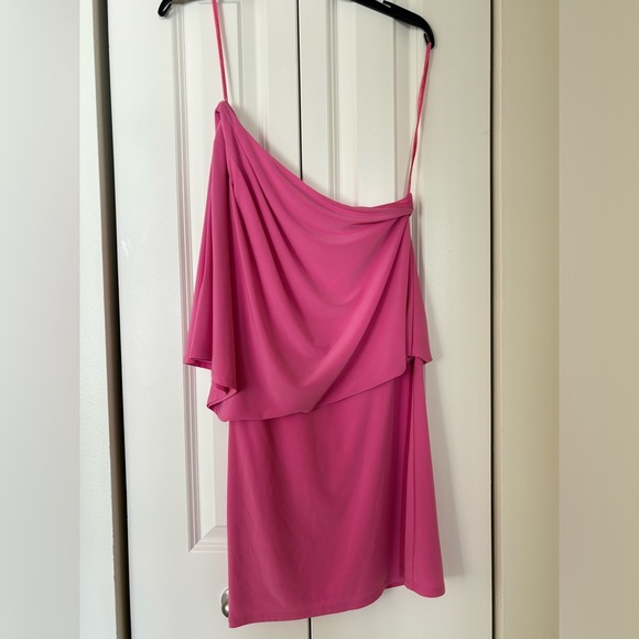 Jessica Simpson | Dresses | Jessica Simpson Pink One Sleeve Mini Dress ...